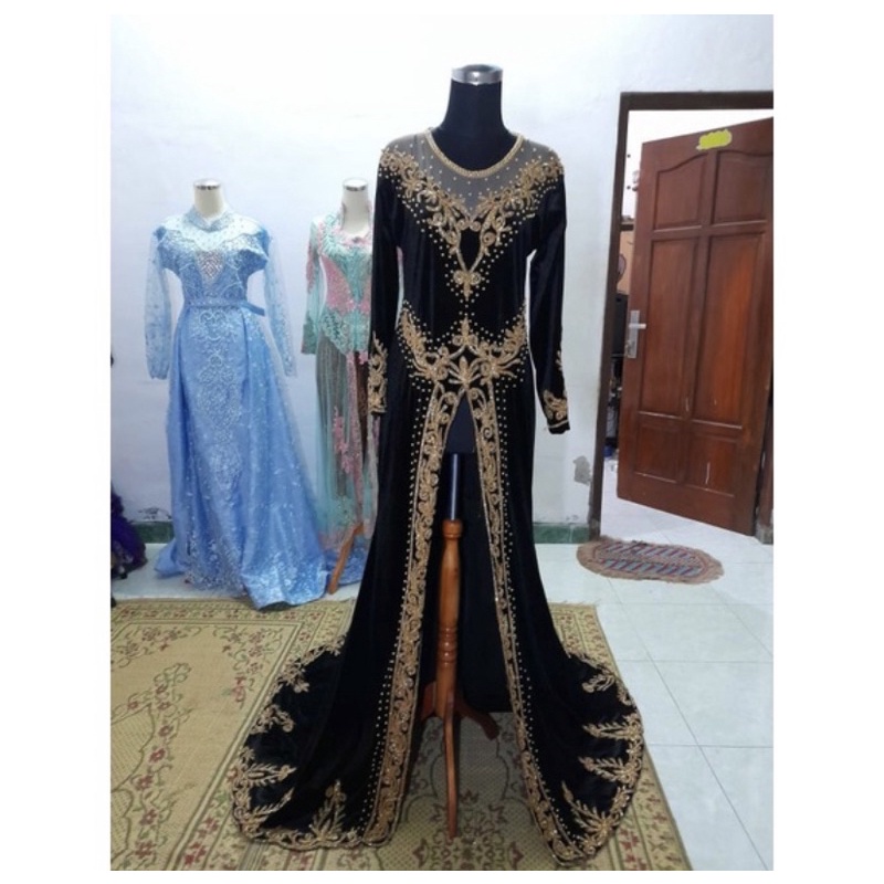 Jual Kebaya Bludru Hitam Baru Ya | Shopee Indonesia
