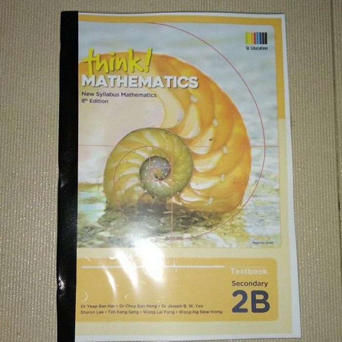 Jual Sbi Think! Mathematics Textbook 2B (Baca Keterangan Dibawah ...