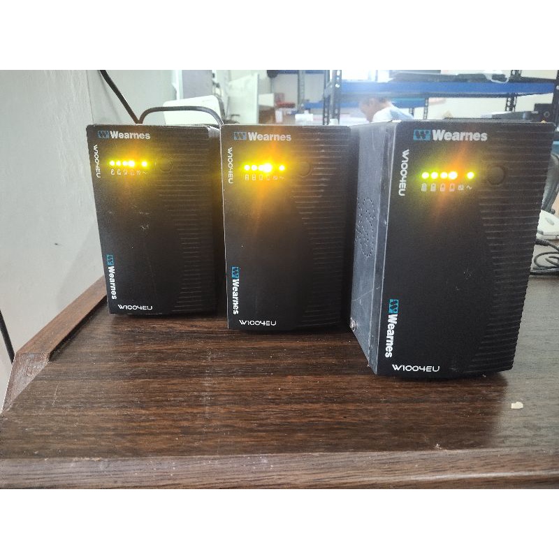 Jual UPS Wearnes W1004EU 600VA 350w | Shopee Indonesia