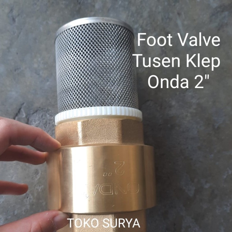 Jual FOOT VALVE 2" ONDA - Spring Foot Valve PVC Foot Klep Tusen Klep ...