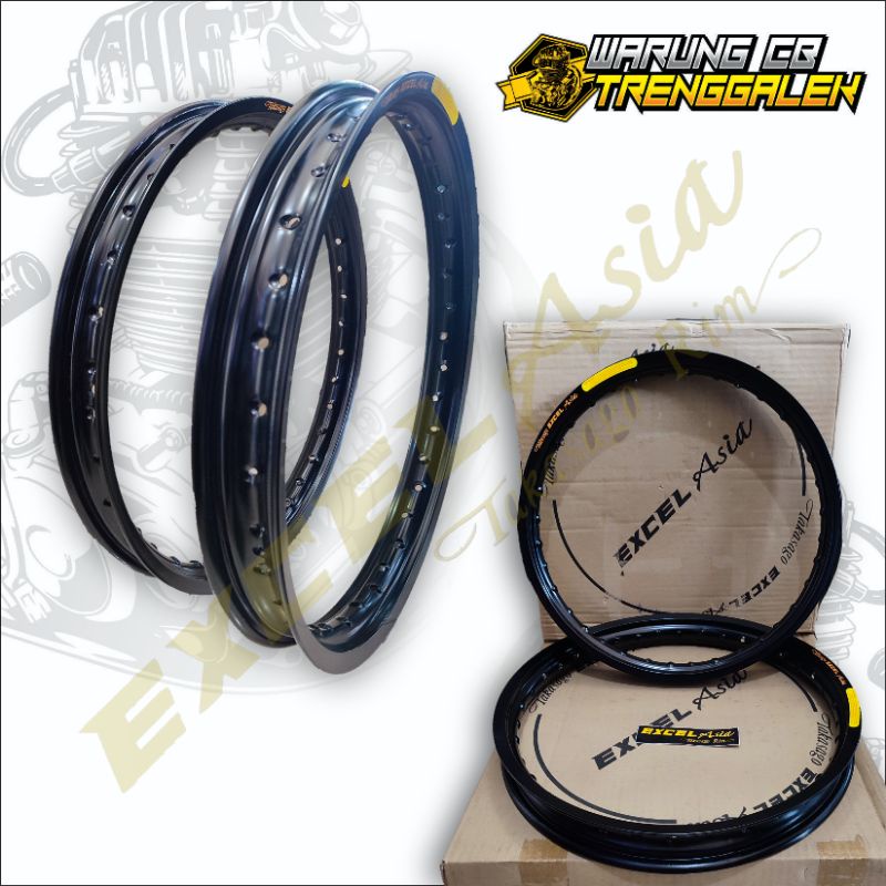 Jual VELG EXCEL ASIA TAKASAGO HITAM ALUMUNIUM ALLOY RIM EXCEL 17X140 ...
