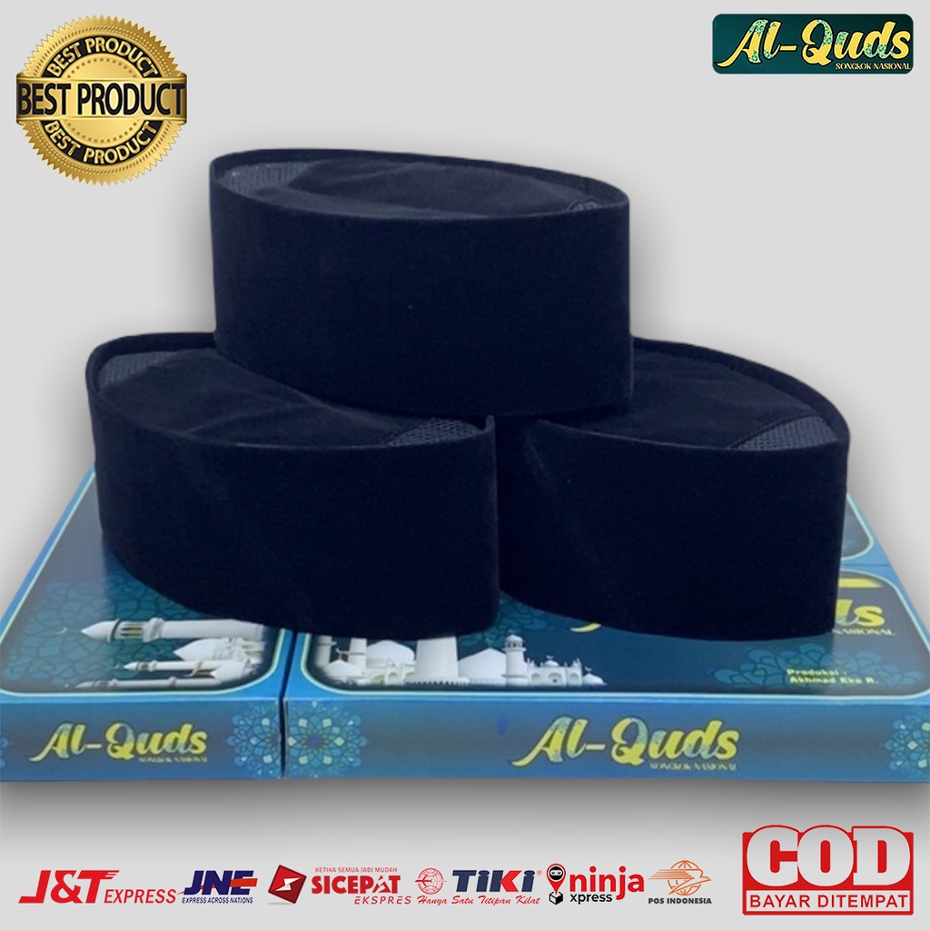 Jual Peci Hitam Polos AC Anti Air AL-Quds | Shopee Indonesia