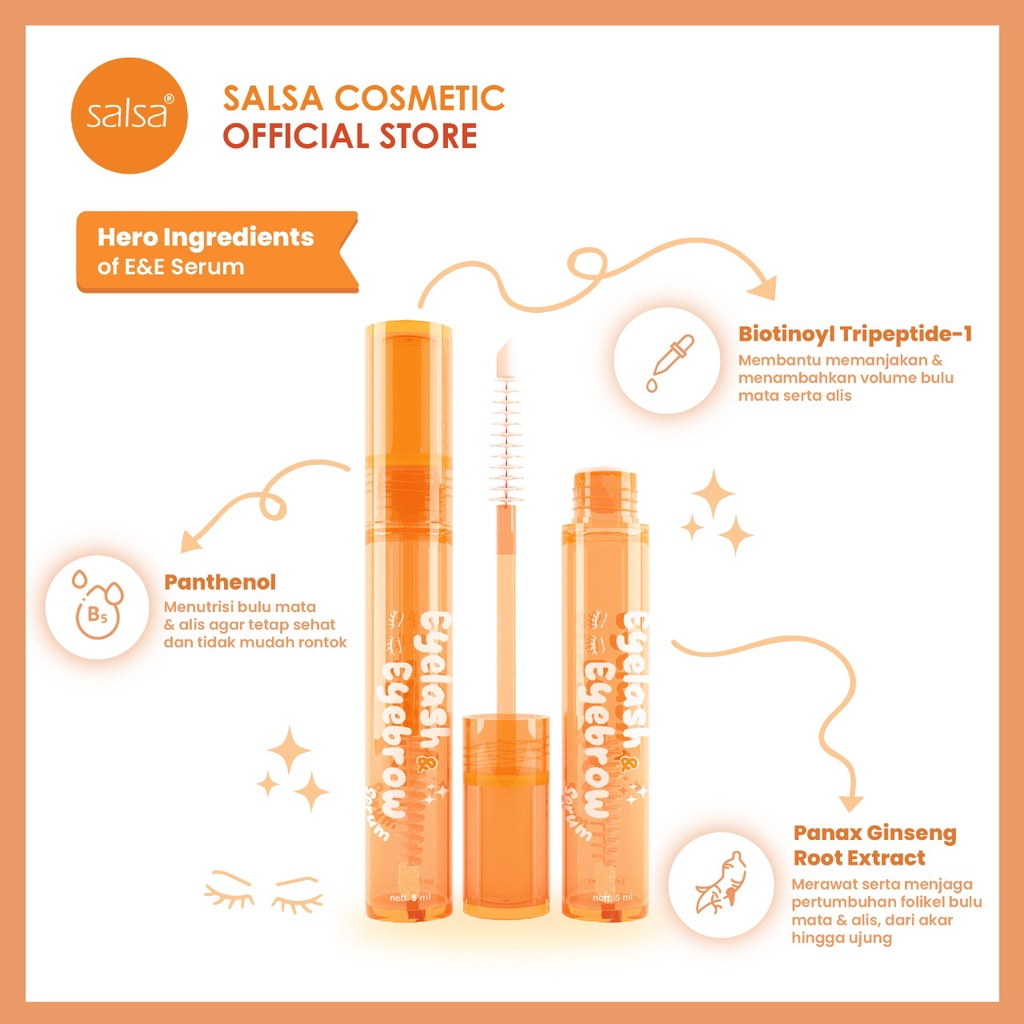 Jual READY SALSA Eyelash & Eyebrow Serum - Serum Bulu Mata Menebalkan ...