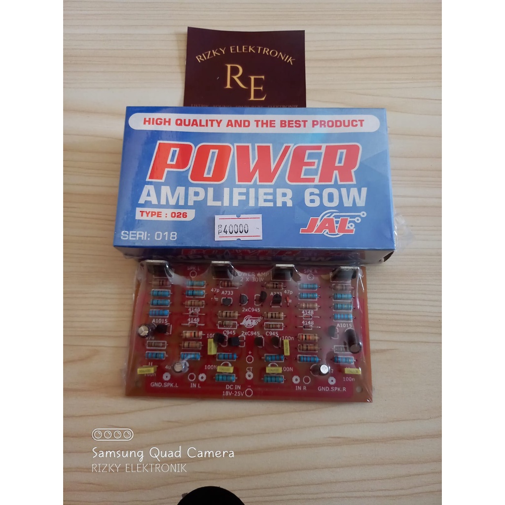 Jual power amplifier 60w merk jal | Shopee Indonesia