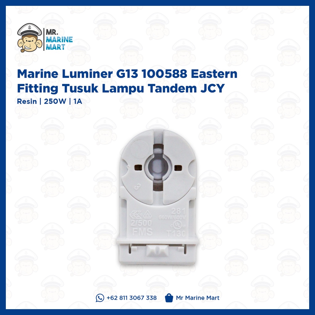 Jual Fitting Lampu JCY Fitting Tusuk TL G13 250V 1A | Shopee Indonesia