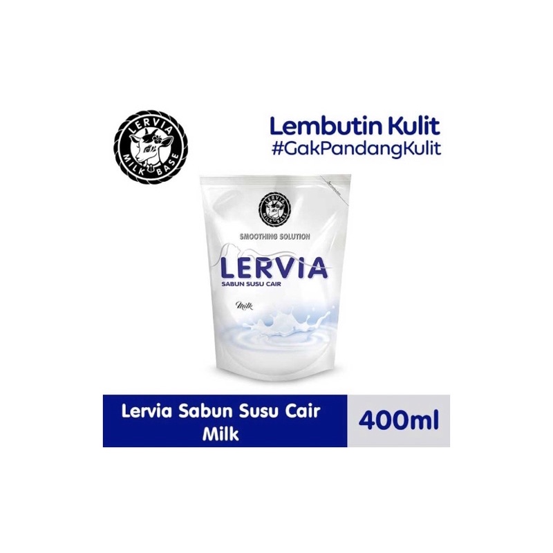 Jual Lervia body wash milk refill 400 ml | Shopee Indonesia