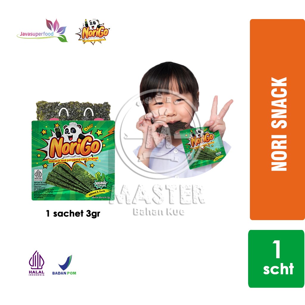 Jual Norigo Snack Nori Camilan Rumput Laut JSF [1 sachet 3gr] | Shopee ...