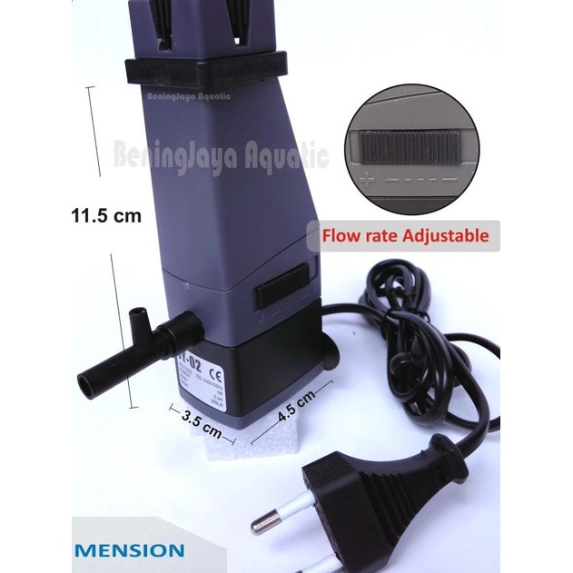 Jual SUNSUN JY-02 Surface Skimmer , Oil Silk Removal | Shopee Indonesia