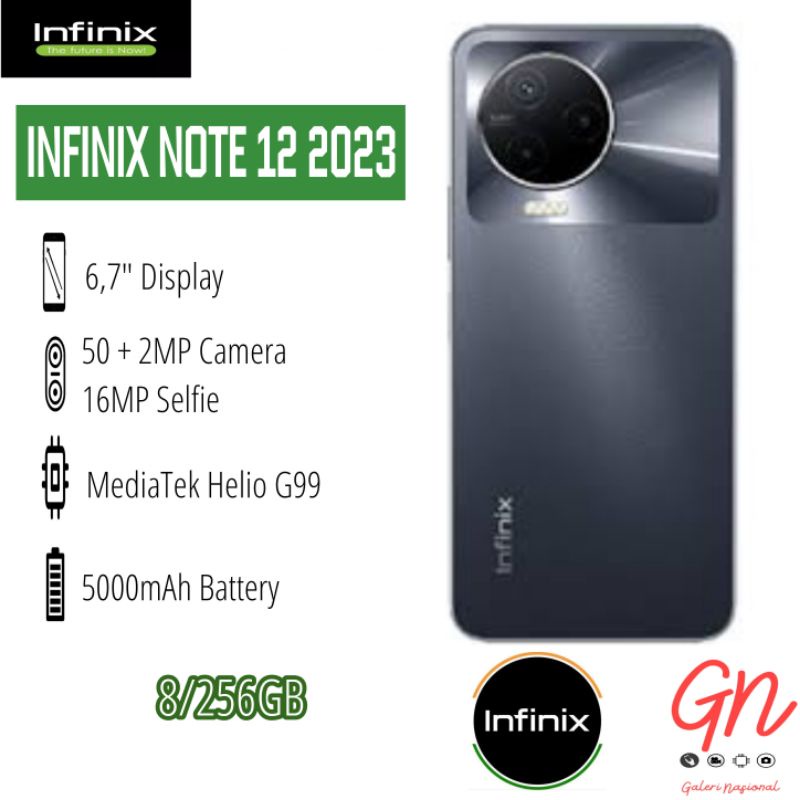 Jual INFINIX NOTE 12 2023 8/256GB GARANSI RESMI | Shopee Indonesia