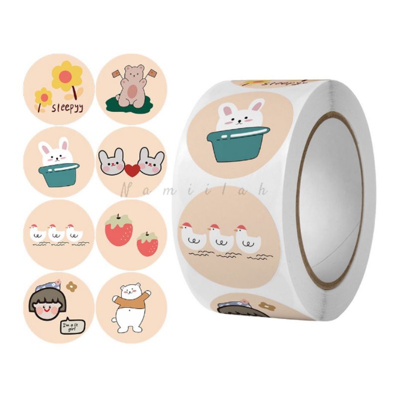 Jual Part 1 - Sticker Stiker label Thank you terimakasih handmade open ...