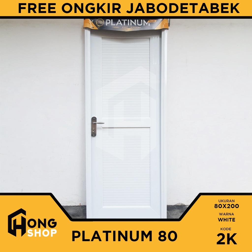 Jual Pintu Kamar Mandi PVC TEBAL Platinum Special Edition 80x200 ...