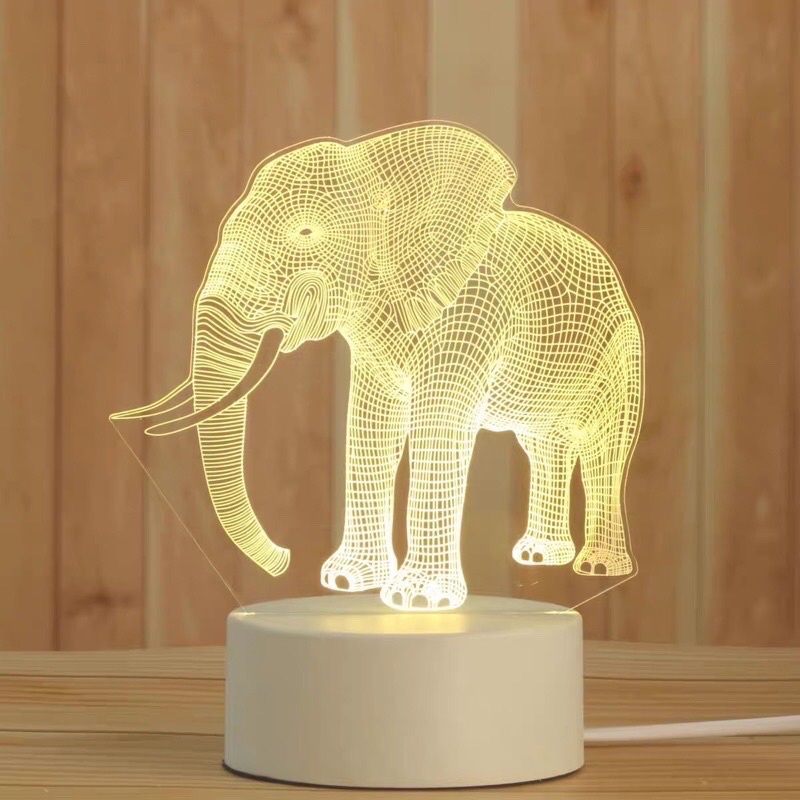 Jual LAMPU KADO Akrilik AESTHETIC 3D ~ LAMPU HIAS KAMAR LED 3D AKRILIK ...
