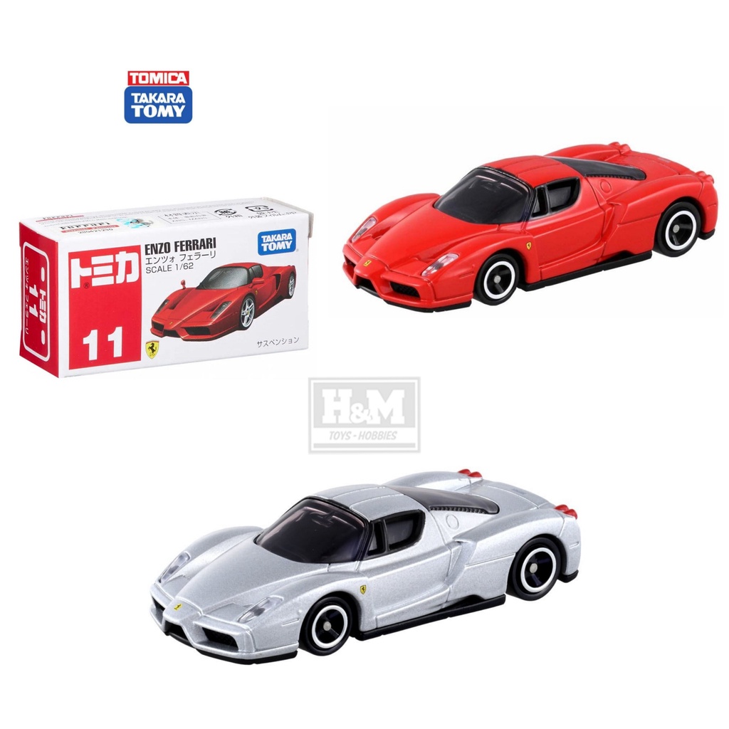 Jual Tomica 11 Enzo Ferrari Merah dan Putih - Set 2pcs - Takara Tomy ...