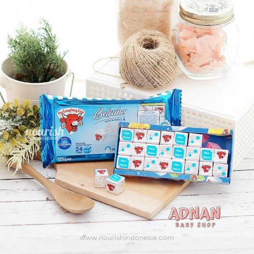 Jual Belcube Plain Baby Cheese 24 Cube / Keju Belcube Plain the ...