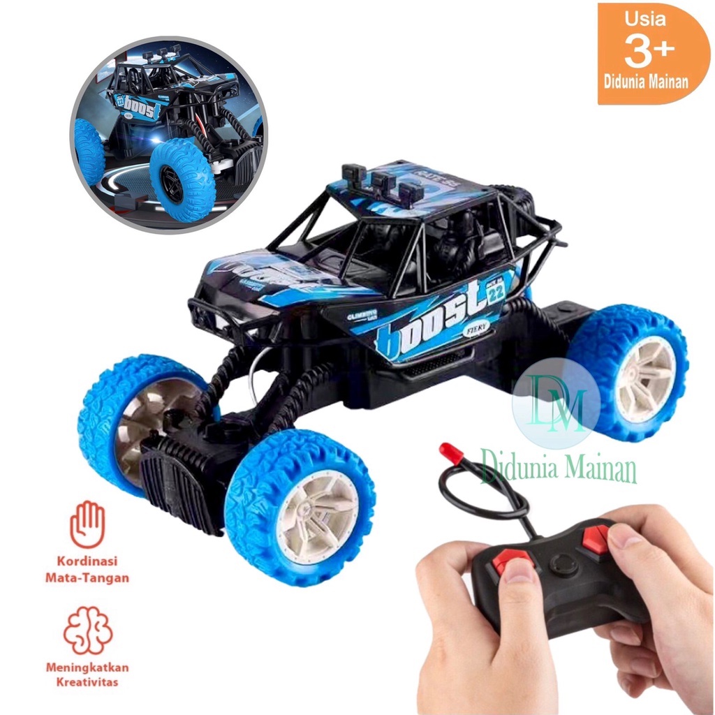 Jual Mainan anak mobil mobilan remote control rc off road climbing jeep ...