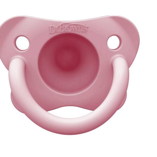 Jual Dr Brown's - Happy Paci New Silicone Pacifier PINK | Shopee Indonesia