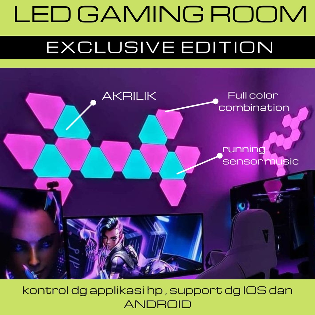 Jual LED GAMING ROOM / Lampu gaming [ WS 2811 / 2812] [ SP107e ] Lampu ...