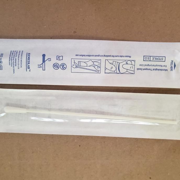 Jual Flocked Swab Dacron Orofaring Ezmedlab | Shopee Indonesia