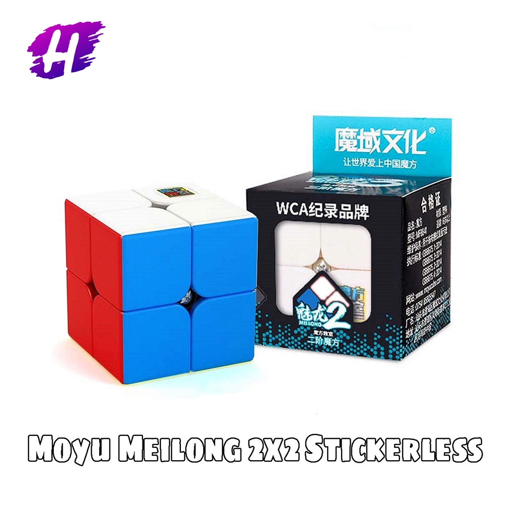 Jual Rubik 2x2 Moyu Meilong 2x2 Stickerless ORIGINAL | Shopee Indonesia