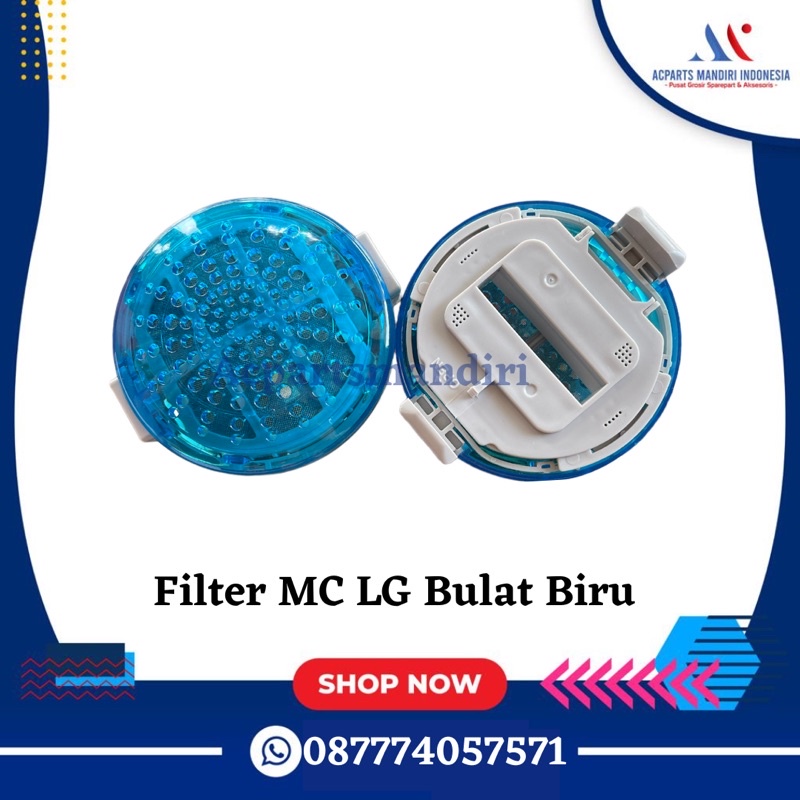 Jual filter mesin cuci lg BULAT / BIRU | Shopee Indonesia