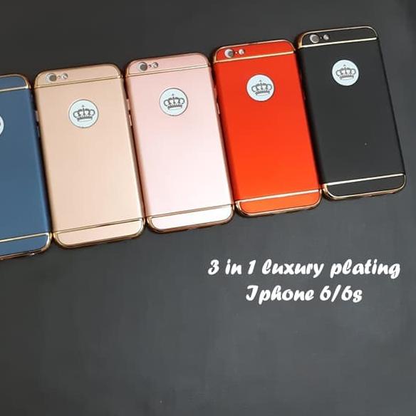 Jual IPhone 6/6s 3 in 1 chrome case ( iphone 6 ) | Shopee Indonesia