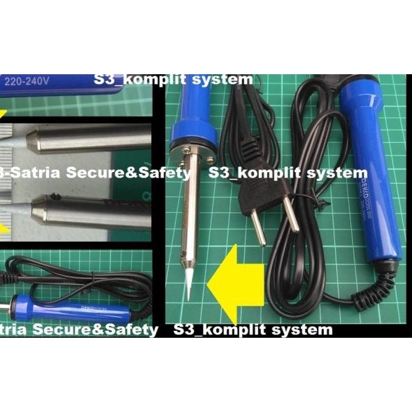 Jual Dekko DCS30 Solder 30W Lancip Runcing DCS 30 W Handphone IC Board PC | Shopee Indonesia