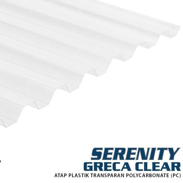 Jual Atap Polycarbonate Gelombang Transparan (1.8 m) - 1.0 M, Biru ...