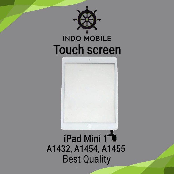 Jual Part Touchscreen / Touch Screen Ipad Mini 1 / 2 A1432 A1454 A1455 ...