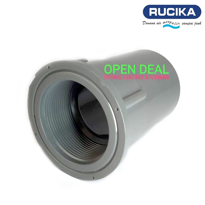 Jual SDD 2" inch Aw RUCIKA / Sok Drat Dalam Pvc 2 in / Faucet Socket ...