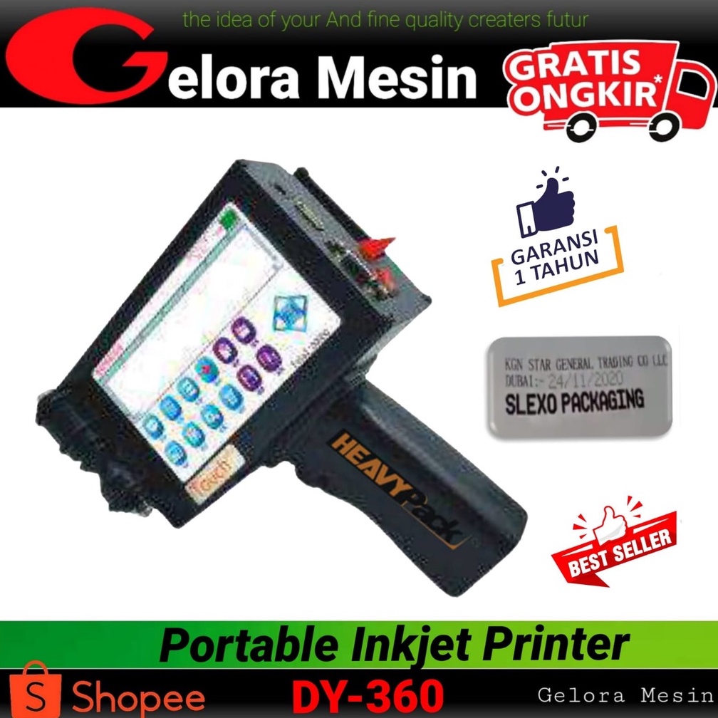 Jual Mesin Inkjet Printer Industri untuk mencetak exp date DY-360 ...