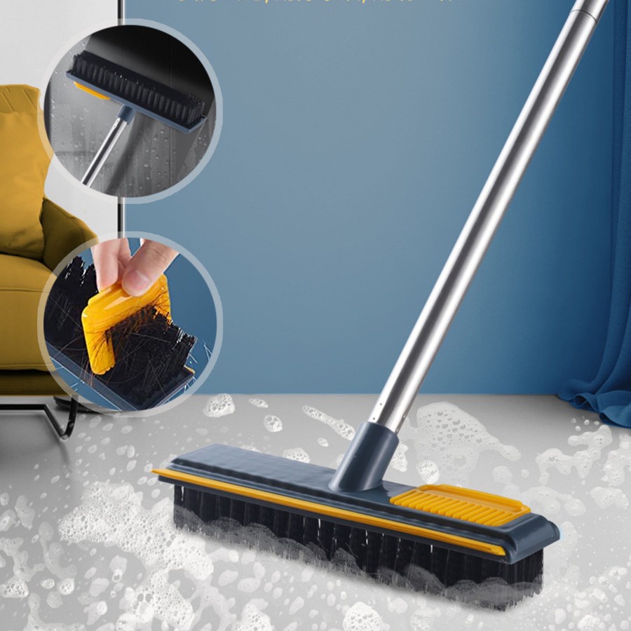 Jual Sikat lantai gagang panjang 2in1 Air Toilet Granit Marmer Epoxy ...
