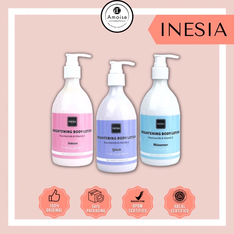 Jual INESIA BRIGHTENING BODY LOTION 300ml | Shopee Indonesia