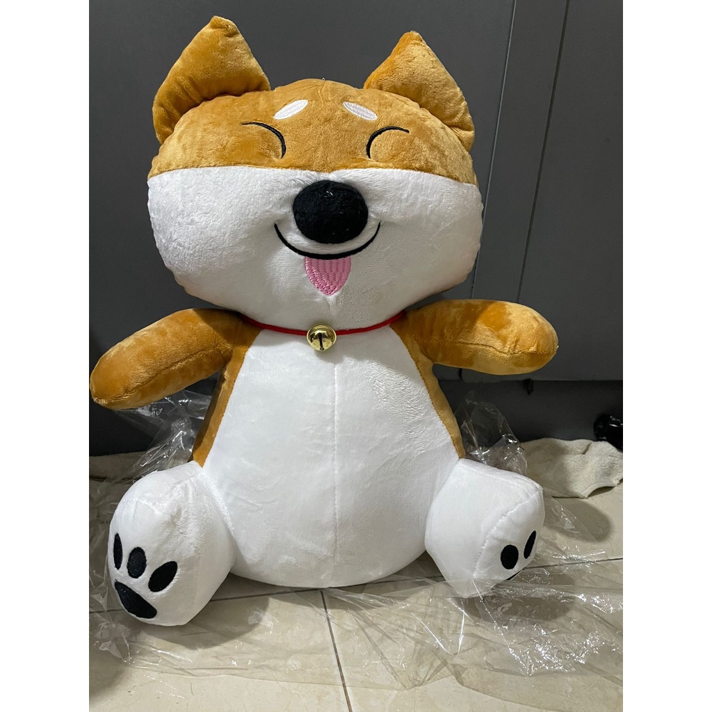 Jual Boneka Anjing Shiba Inu SNI 40-50cm NEW Boneka Bola Dunia Boneka ...