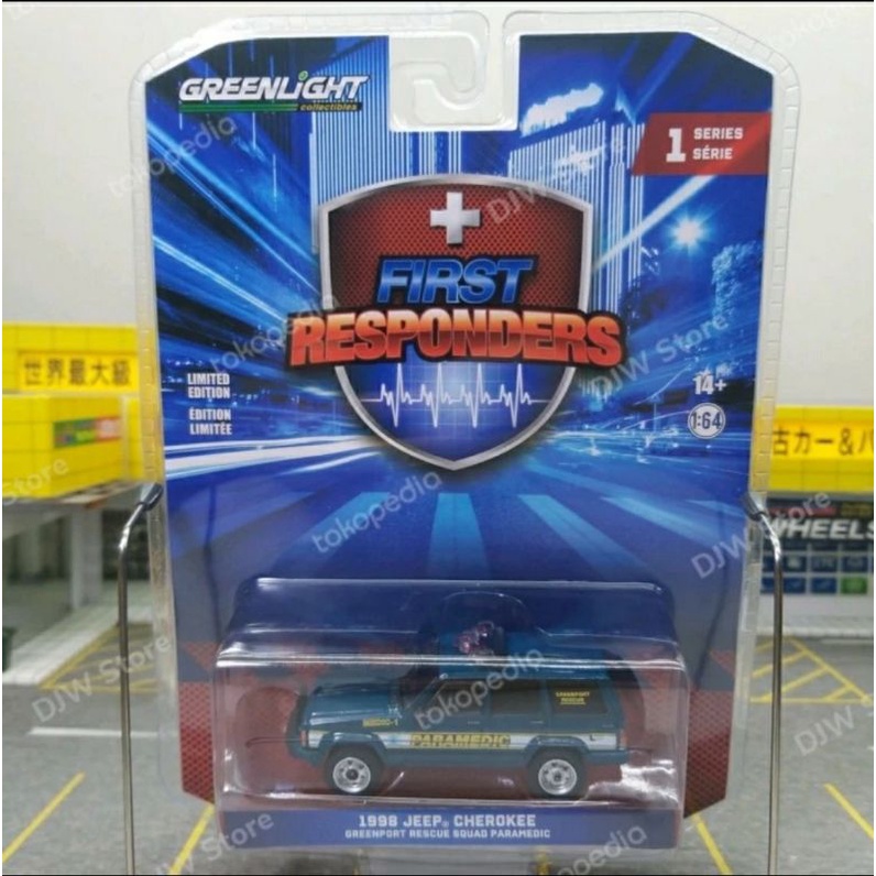 Jual Greenlight First Responders 1998 Jeep Cherokee Greenport Squad ...
