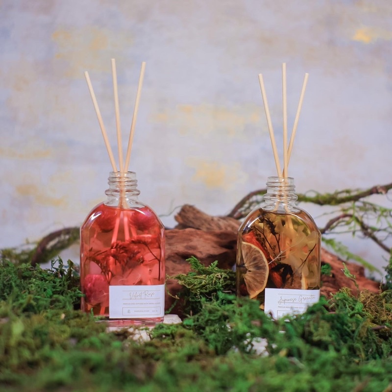 Jual Earth Flower Reed Diffuser 100 Ml with Dried Flower | Shopee Indonesia