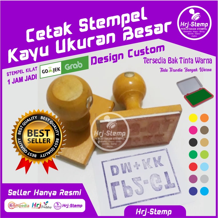 Jual Cetak Stempel Kayu Ukuran Besar | Cetak Stempel Kayu Design Custom ...