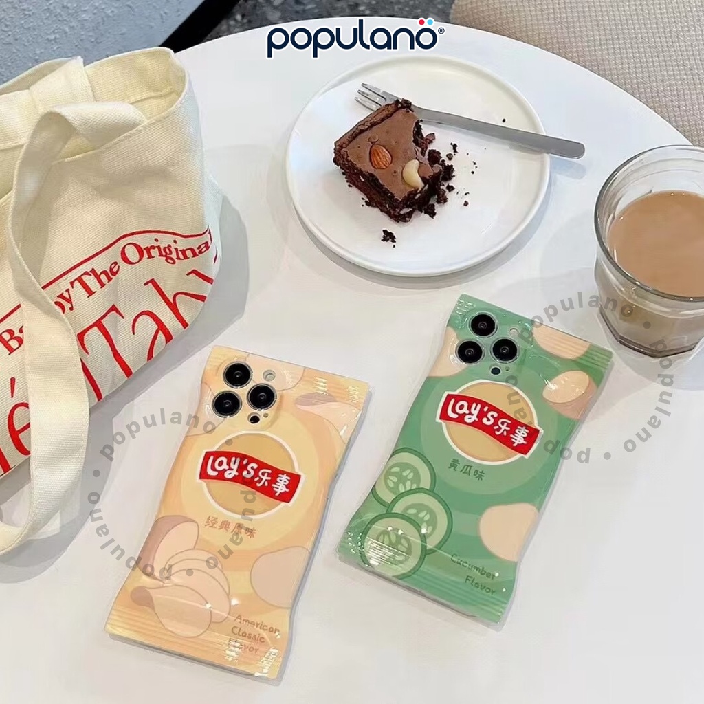 Jual Snacks Phone Case iPhone Motif Snack LAYS Casing Chiki Softcase ...