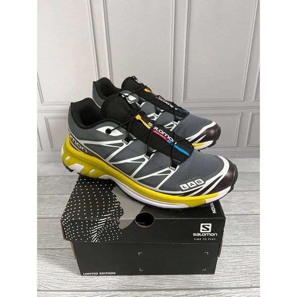 Jual salomon XT-6 Advance Grey Purple Gold | Shopee Indonesia
