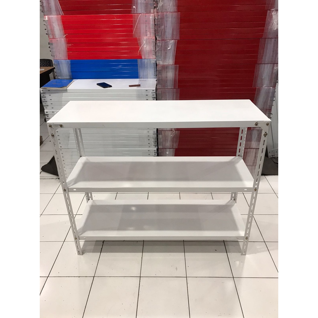 Jual Rak besi siku 3 susun / rak serbaguna / rak barang / rak susun ...