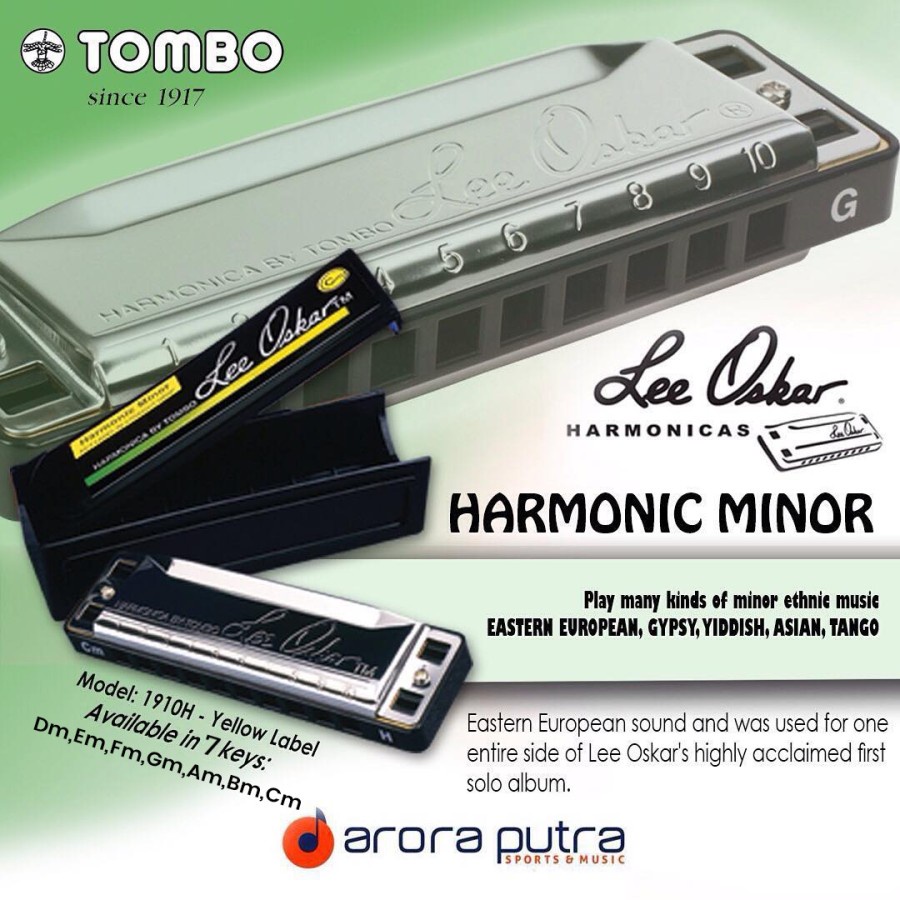 Jual Harmonica Tombo Lee Oskar Harmonic Minor | Shopee Indonesia