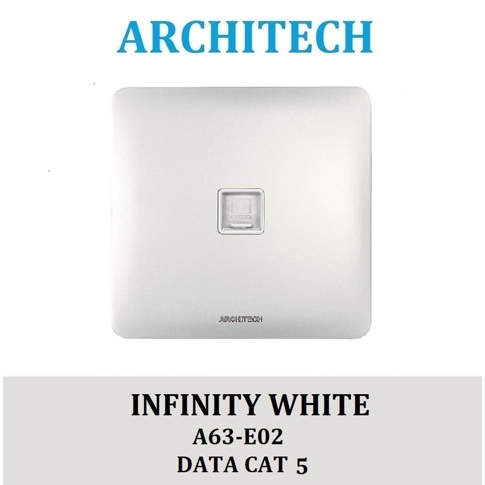 Jual Saklar Architech Infinity White A63 Architech / Stop Kontak ...
