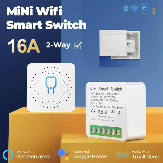 Jual TERLARIS Smartrul EWeLink 16A Mini Wifi Smart Switch Light 2 Way ... Jual TERLARIS Smartrul EWeLink 16A Mini Wifi Smart Switch Light 2 Way ...