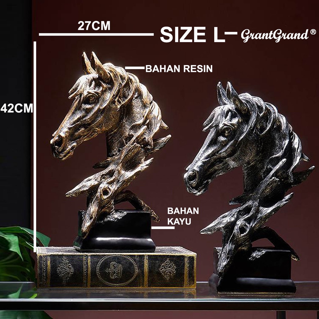 Jual Ornamen Patung Singa Kuda Elang Lion Horse Eagle Dekorasi Hiasan ...