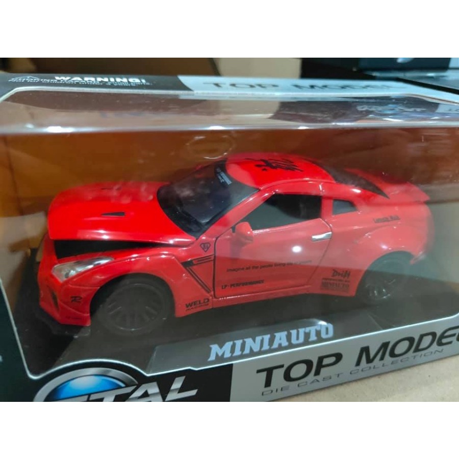 Jual Diecast Mobil Nissan GTR-R35 Model Die cast skala1:32 MiniAuto Top ...