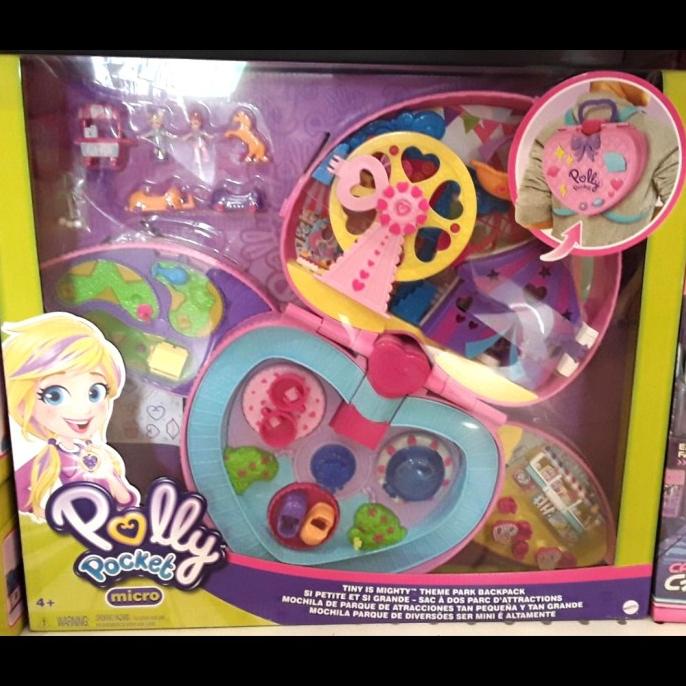 Jual Mainan Anak Perempuan Polly Pocket Micro Theme Park stock ada ...