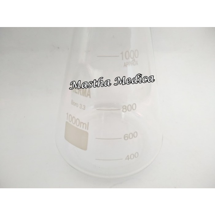 Jual TABUNG ERLENMEYER 1000CC LABU ERLENMEYER ALAT LABORATORIUM HERMA ...