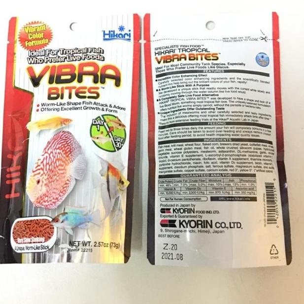 Jual Pakan ikan Hikari Vibra Bites 73 gr | Shopee Indonesia
