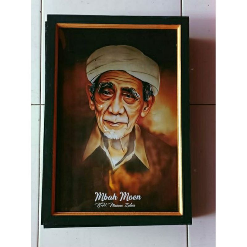 Jual POSTER MBAH MAIMUN ZUBAIR + BINGKAI UKURAN 35×53CM | Shopee Indonesia