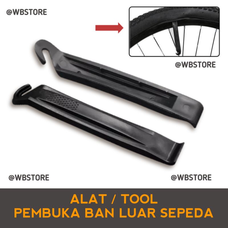 Jual Alat Pembuka Ban Luar Sepeda Tire Lever. Alat Reparasi Tuas ...
