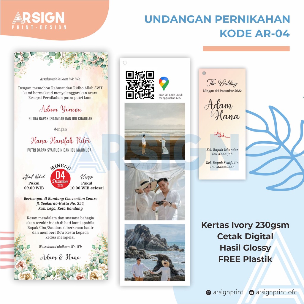 Jual UNDANGAN PERNIKAHAN VIRAL | UNDANGAN PERNIKAHAN 3 LAYER | UNDANGAN ...